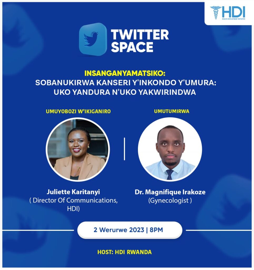 SOBANUKIRWA KANSERI Y’INKONDO Y’UMURA: UKO YANDURA N’UKO YAKWIRINDWA.